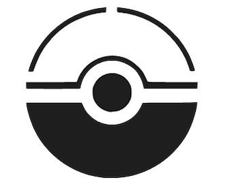 Pokeball Decal | Etsy