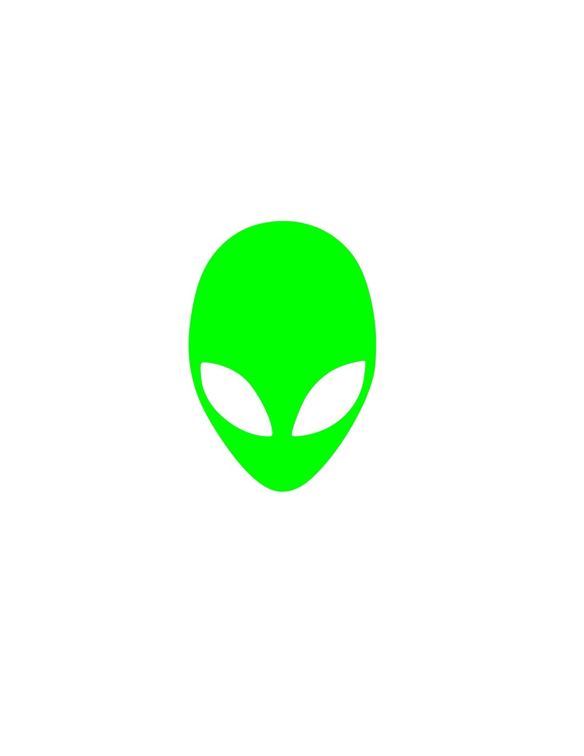 Alien Head Vinyl Decal Sticker Car Window Laptop Cell Phone - Etsy