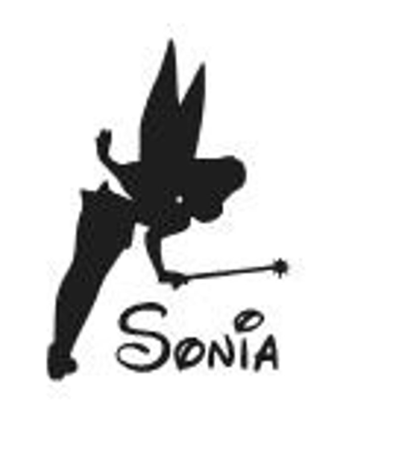 Personalized Tinkerbell Vinyl Decal Sticker Car Window Laptop Etsy
