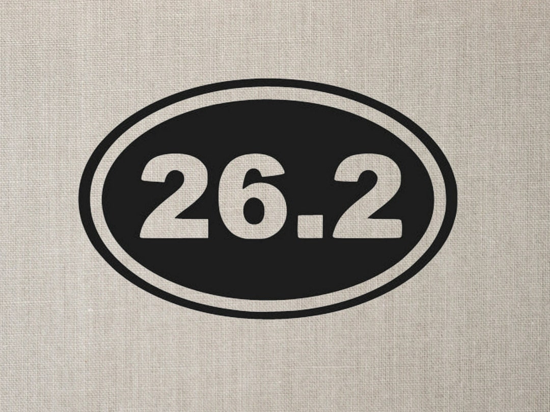 26.2 Marathon Decal LOGO Vinyl Decal Sticker Car Window Laptop Ipod ...