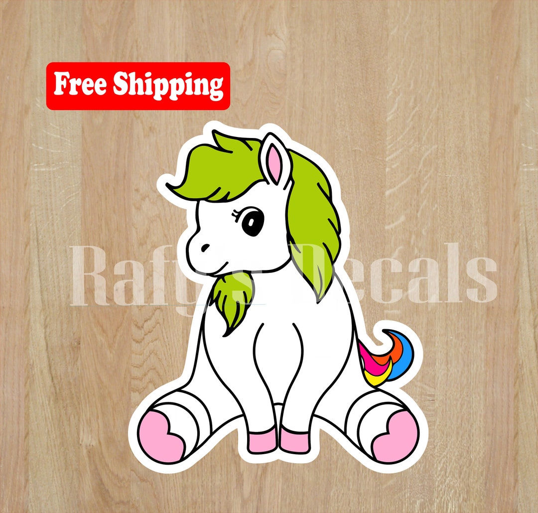 Colorful Unicorn Waterproof Sticker Laptop Phone Tumbler Mug - Etsy