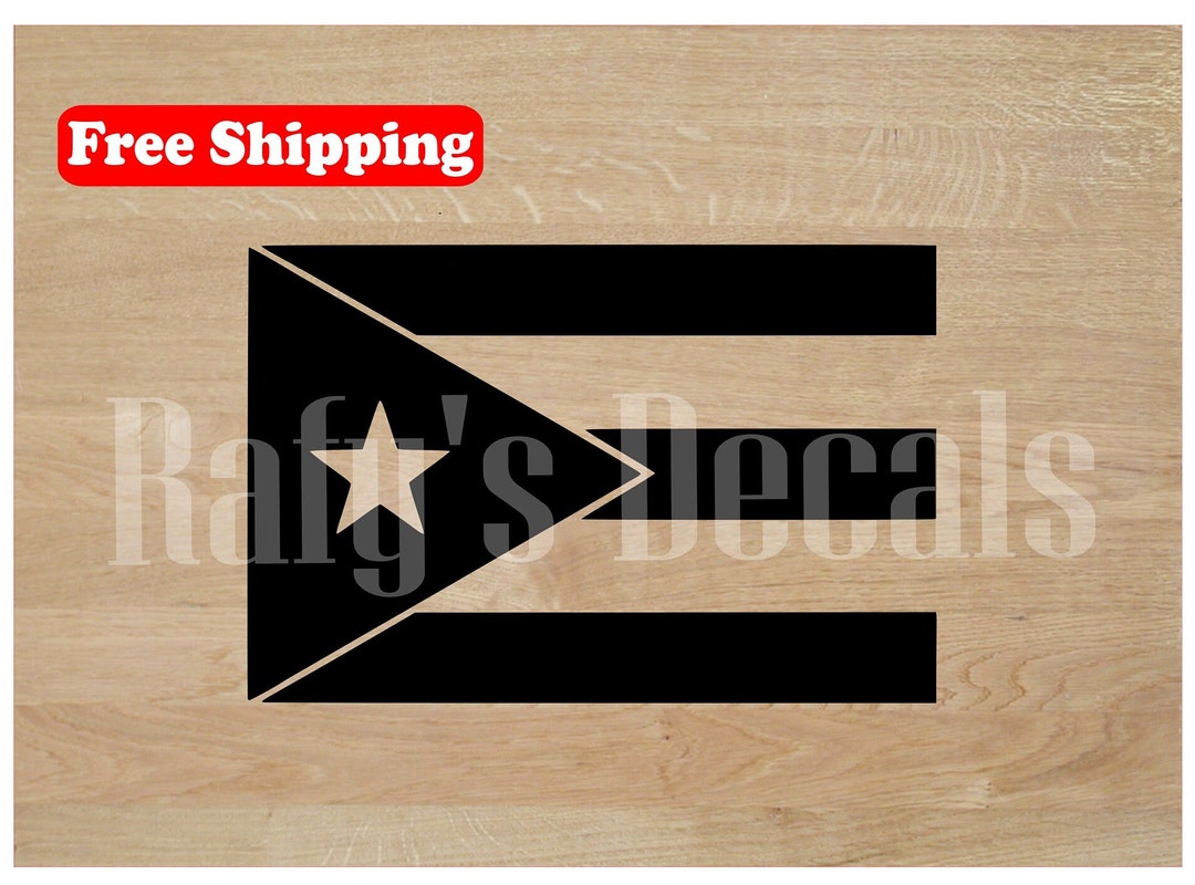 Puerto Rico Flag Decal Vinyl Decal Sticker iPhone Ipod Tablet Car Window Laptop Wall Choose ...