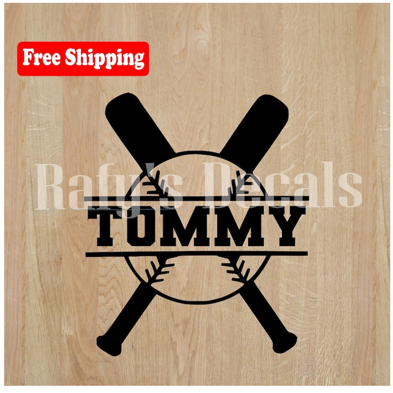 Baseball Decal - Etsy