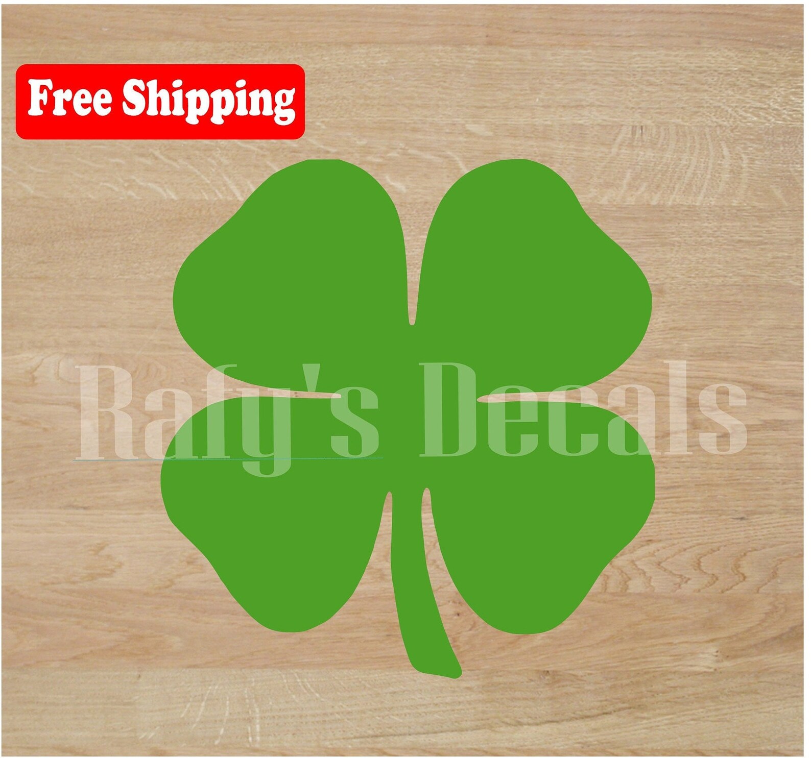 4 LEAF CLOVER Vinyl Decal Sticker Laptop Ipod iPad Choose Size and ...