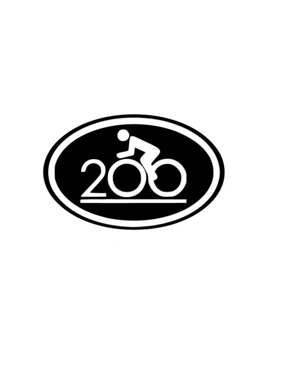 200 Miles Decal Century Vinyl Decal Sticker Car Window Laptop - Etsy