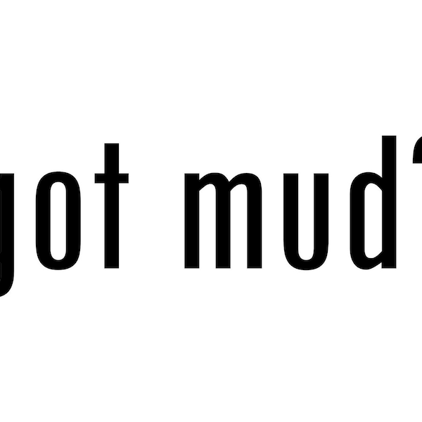 Mud Stickers - Etsy