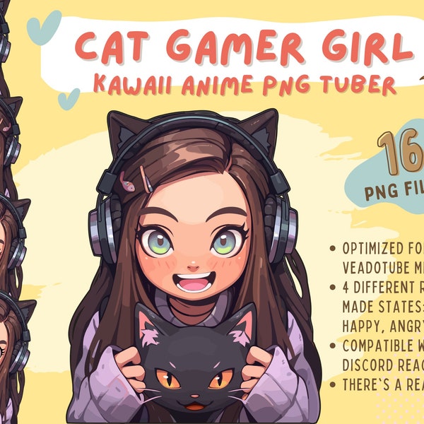 Pngtuber Cute Avatar - Etsy UK