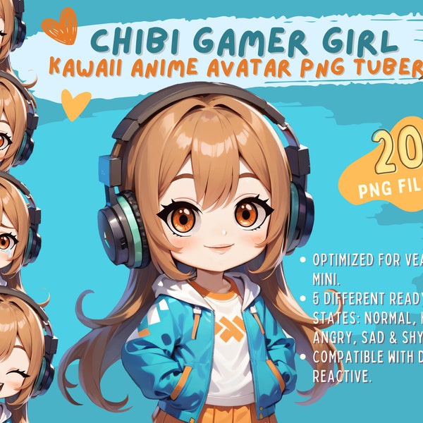 Anime Avatar Girl - Etsy
