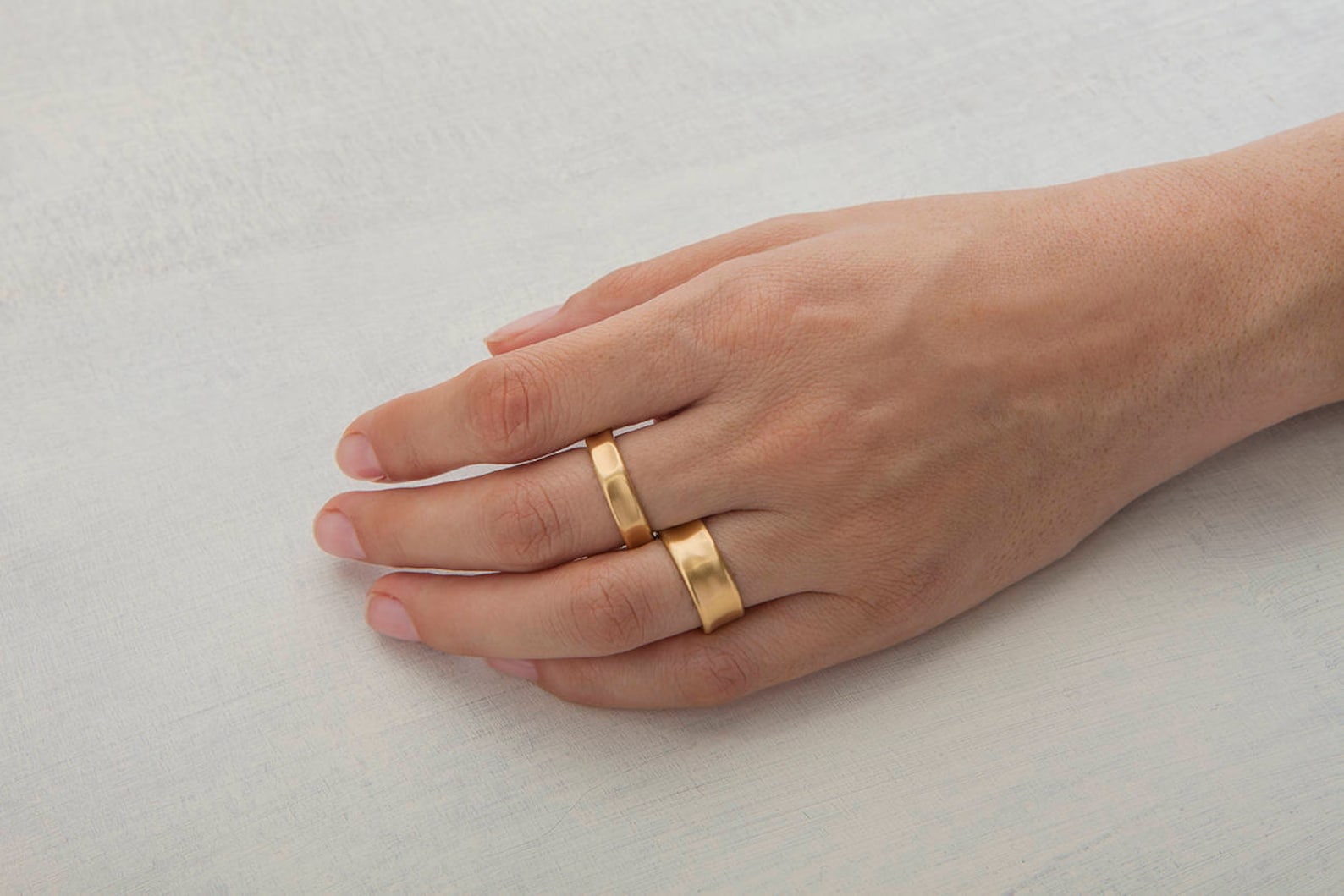 18k Gold Wedding Band ⦁ 18k Gold Ring Mens Wedding Band ⦁ Wrinkle ...