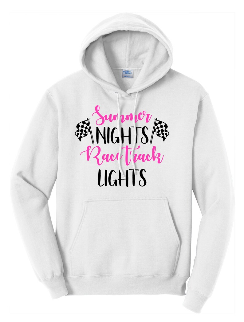 Summer Nights Race Track Lights Hoodie - Etsy