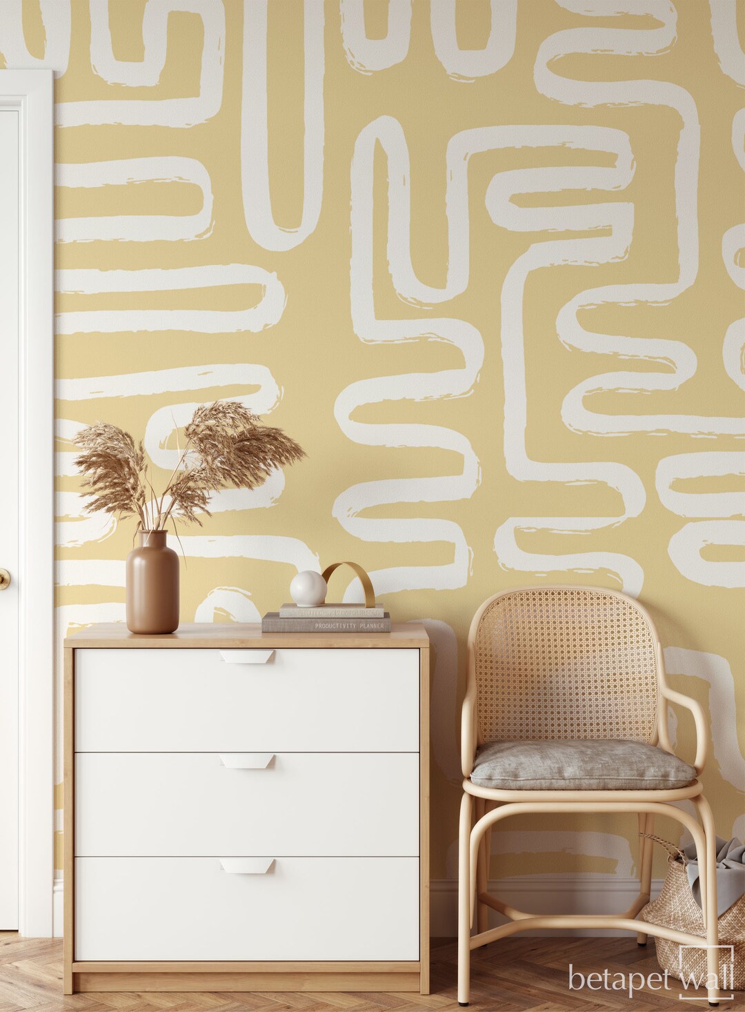 Abstract Removable Wallpaper Self Adhesive Scandinavian - Etsy