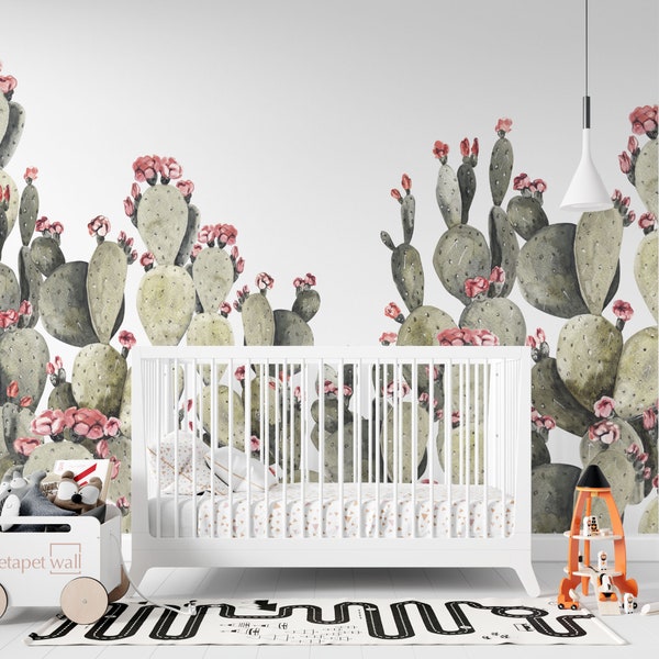 Cactus Mural - Etsy