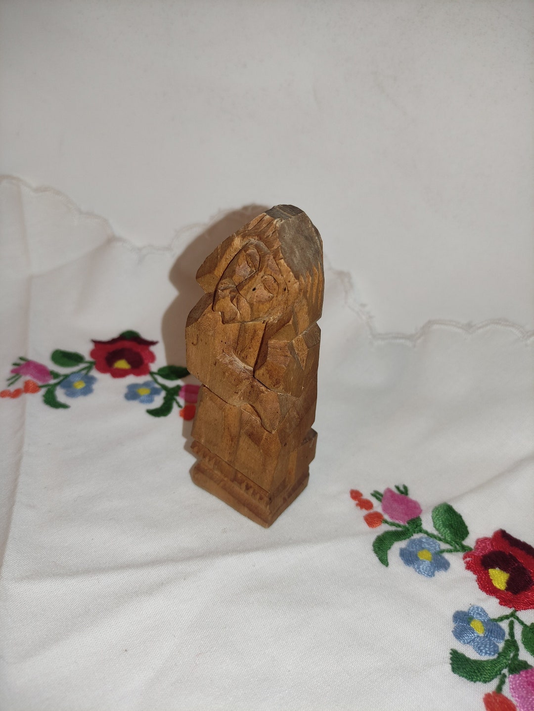 Polish Wood Sculpture Jesus Figure Carved Small Wooden Christ Statue ...