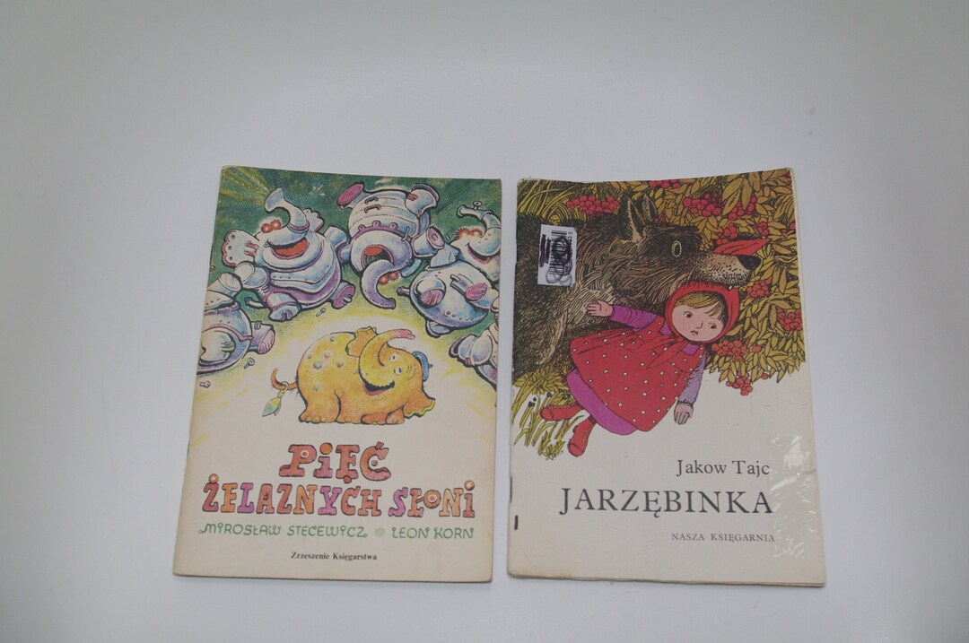 2 Soviet Childrens Books Kids Books Polish Stories Polish Book Polish ...