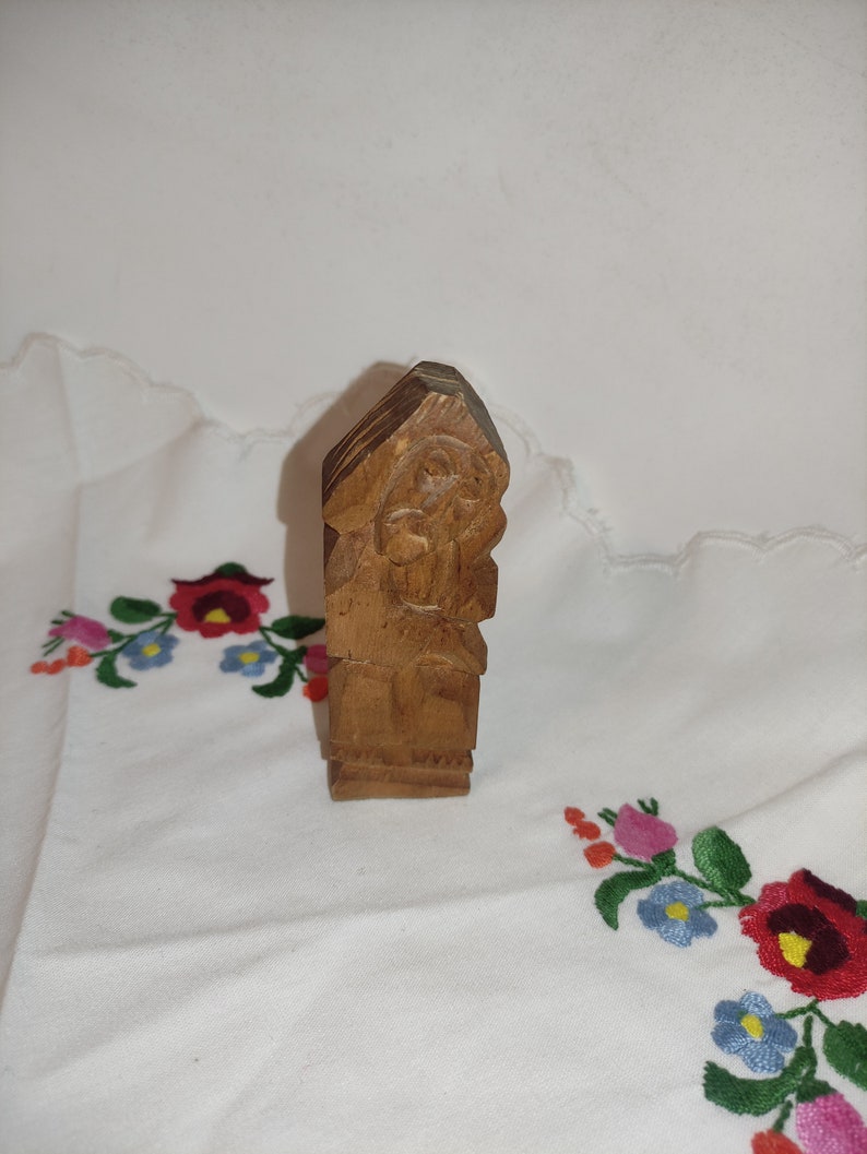 Polish Wood Sculpture Jesus Figure Carved Small Wooden Christ Statue ...
