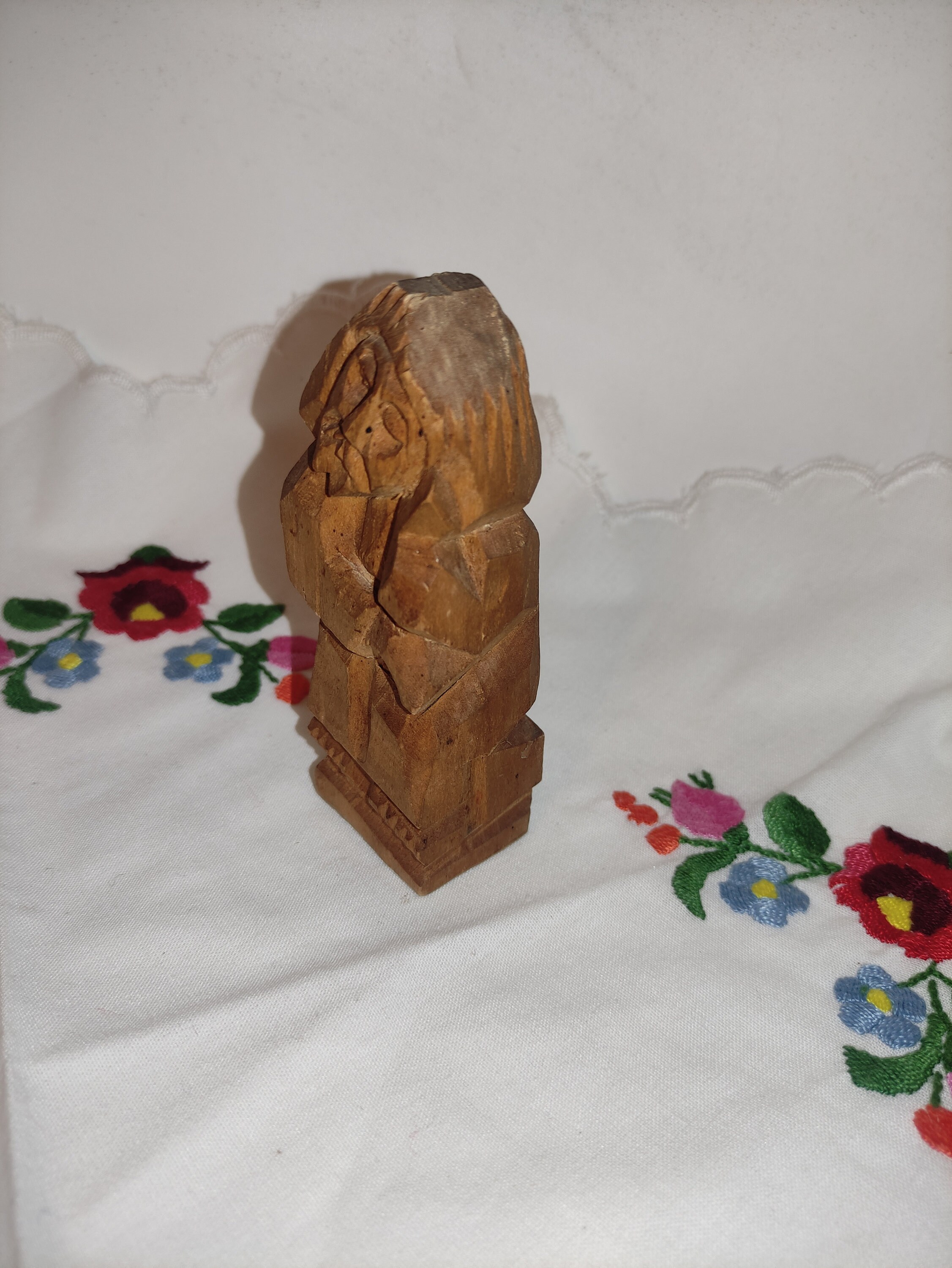 Polish Wood Sculpture Jesus Figure Carved Small Wooden Christ Statue ...