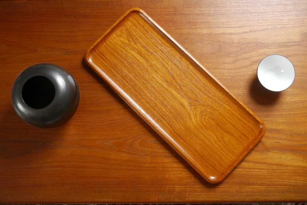 Teak Tray Karl Holmberg AB Made in Sweden Vintage Serving - Etsy