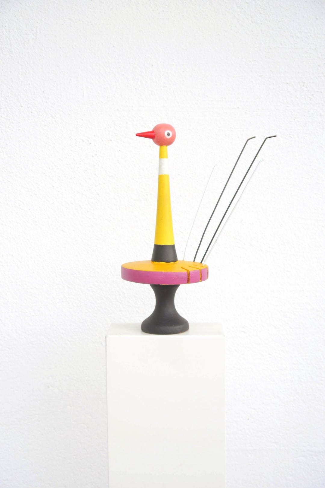 Modern Wooden Bird Sculpture - Figurative Wooden Sculpture - Bird ...