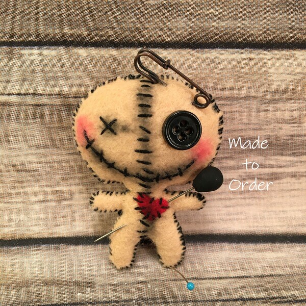 Voodoo Doll Keychain - Etsy