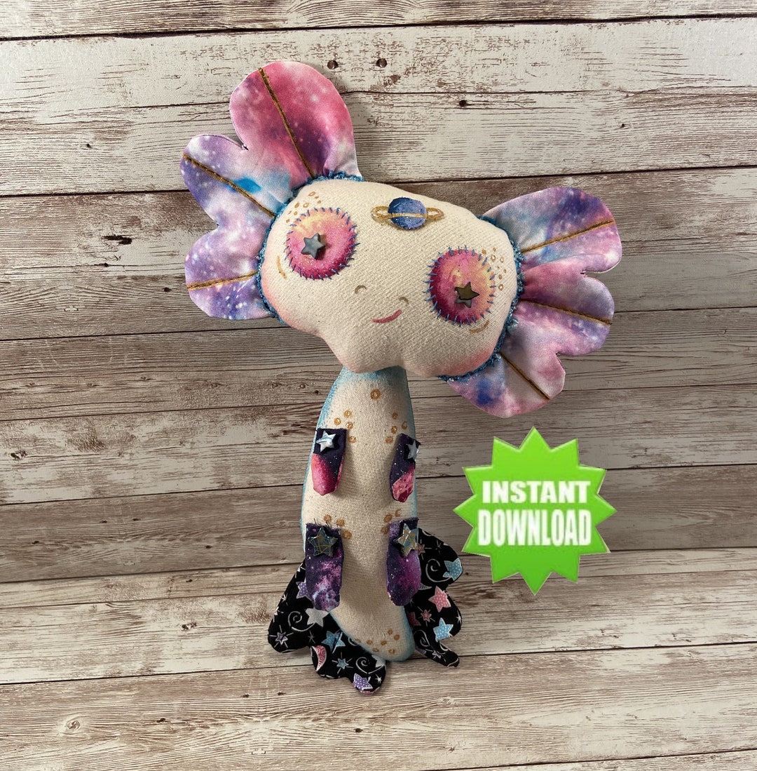 Axolotl Sewing Pattern Sewing Pattern Plush Pattern Sea - Etsy Portugal