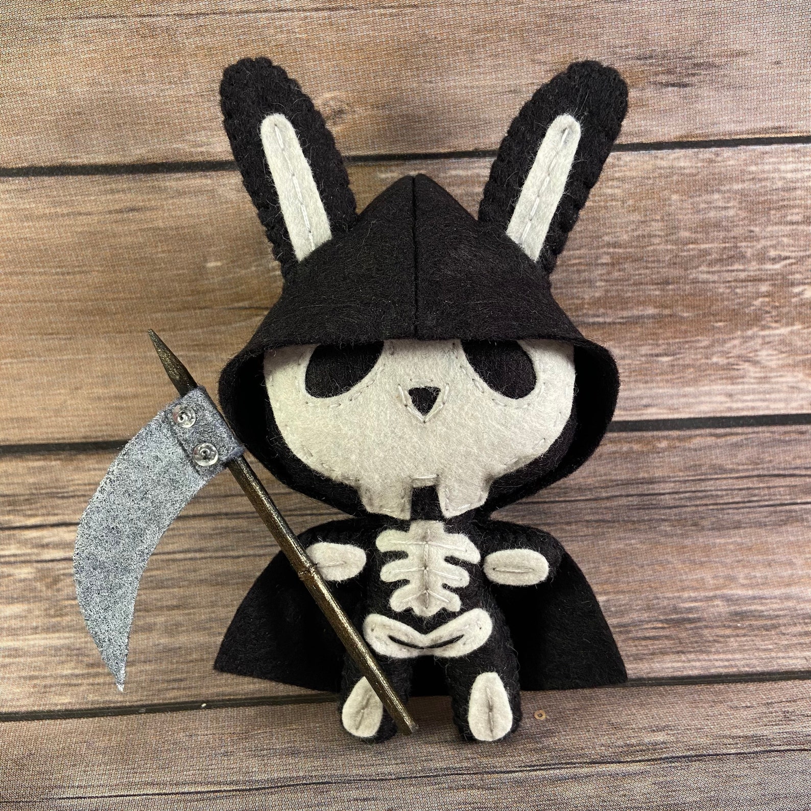 Grim Reaper Bunny Bunny Plush Creepy Bunny Death Doll | Etsy Grim Reaper Bunny Bunny Plush Creepy Bunny Death Doll | Etsy