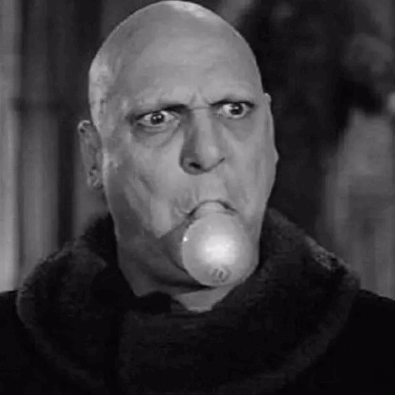 Uncle Fester Light Bulb - Etsy