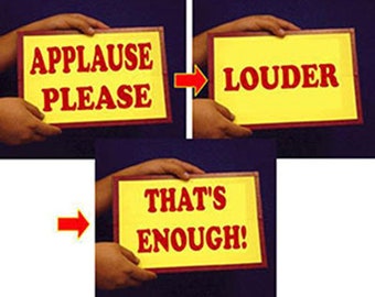 Applause Sign - Etsy