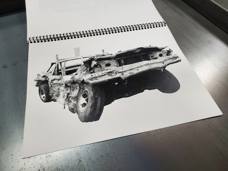 Shaded Demolition Derby Coloring Book - Etsy