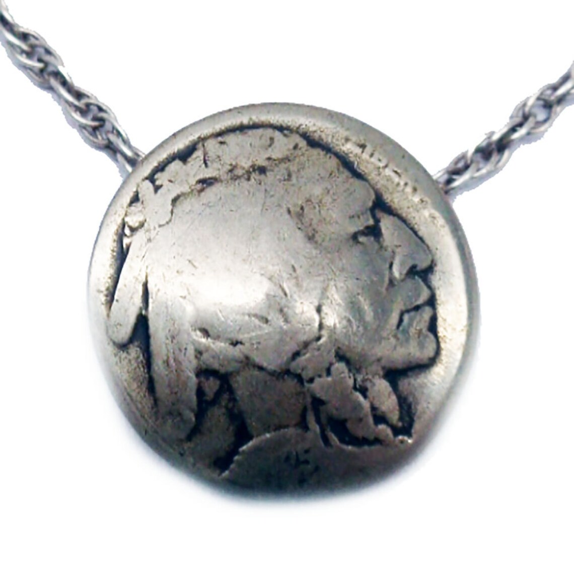 Indian Head Necklace - Etsy