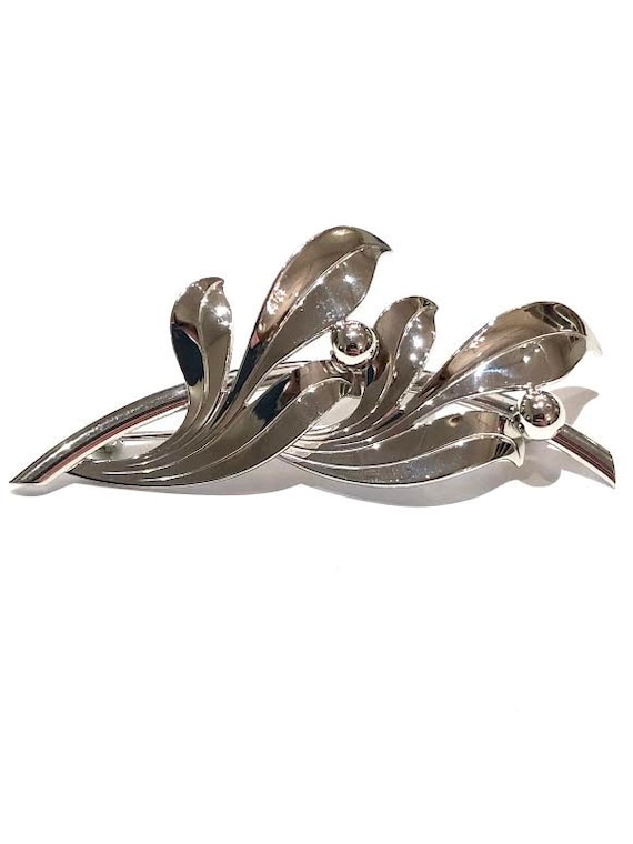 Vintage brooch forstner sterling - Gem