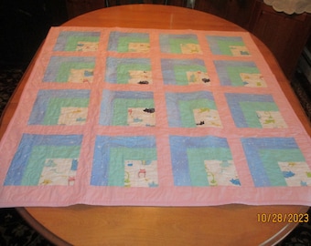 Fall Animal Baby Quilt-toddler Quilt-gender Neutral-baby Blanket - Etsy