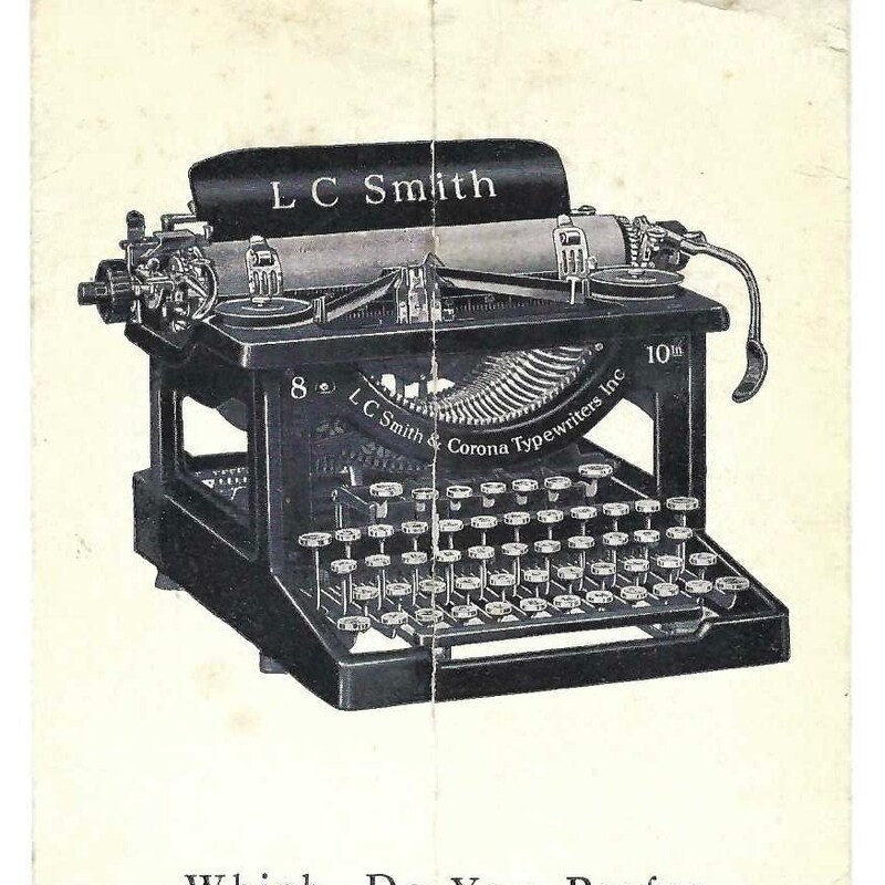 1920s Typewriter - Etsy