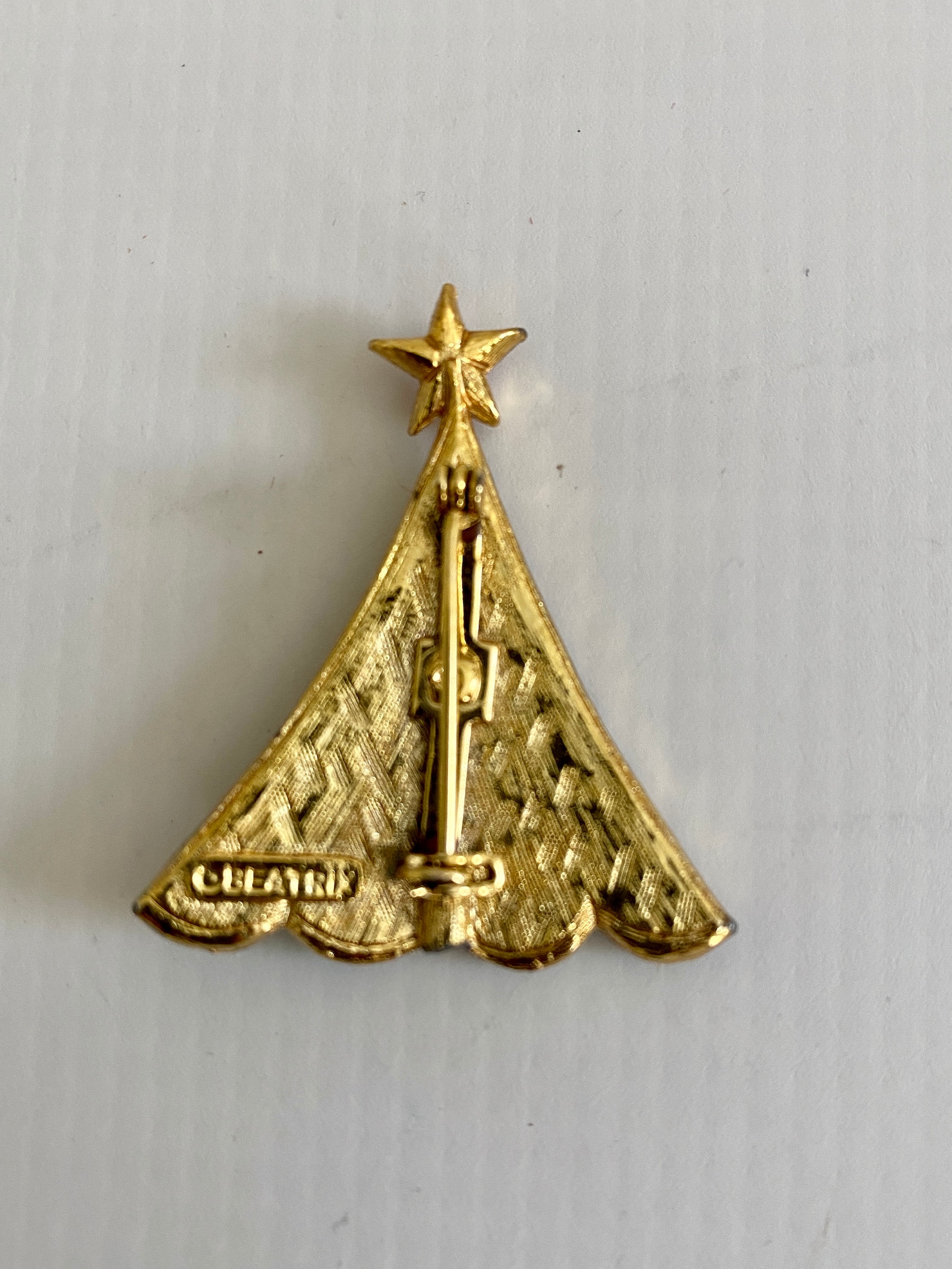Vintage Lovely Enamel Sparkly Christmas Tree Pin Brooch in - Etsy