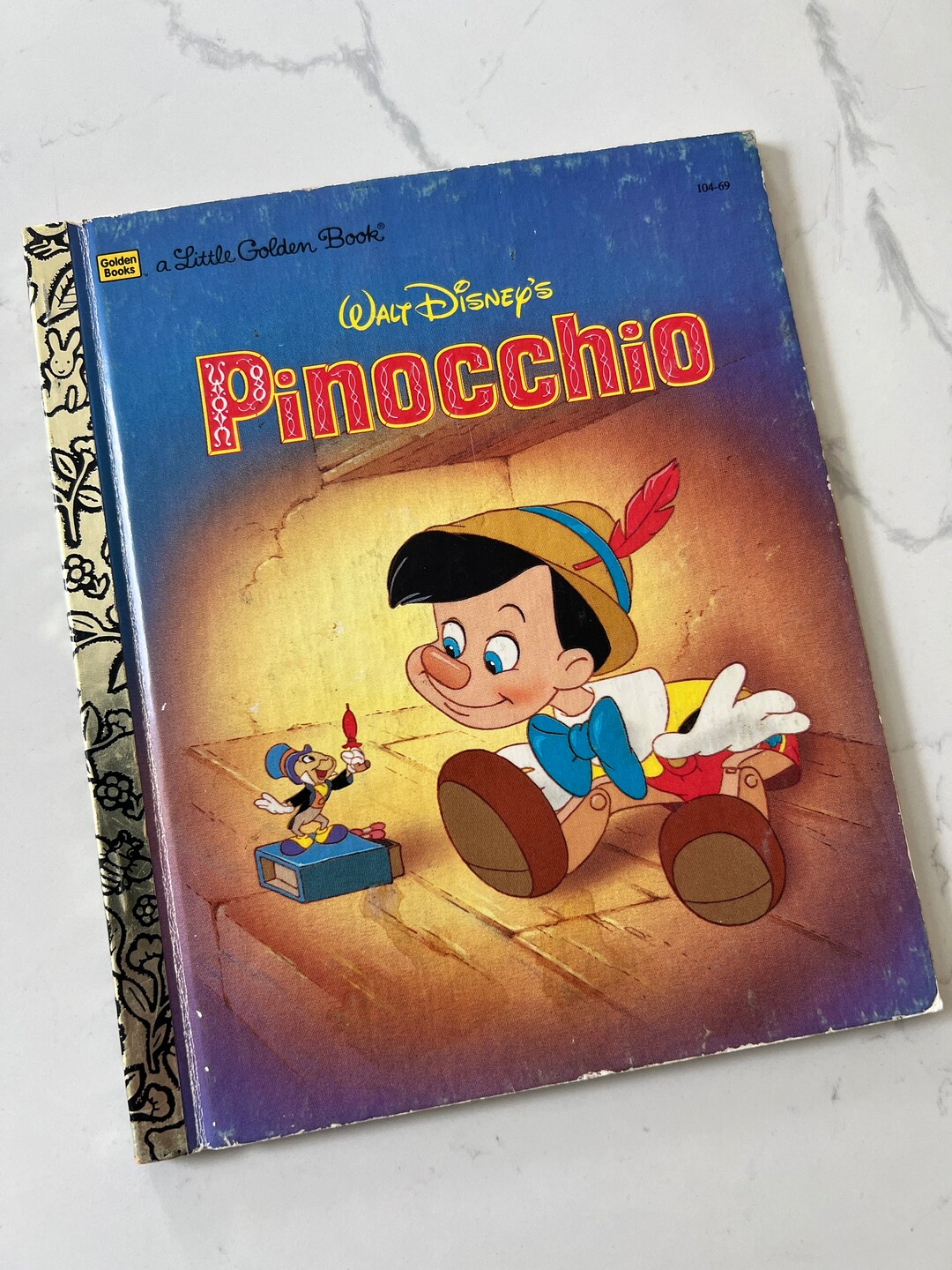 Walt Disney's Pinocchio Little Golden Book Copyright 1990, Classic ...