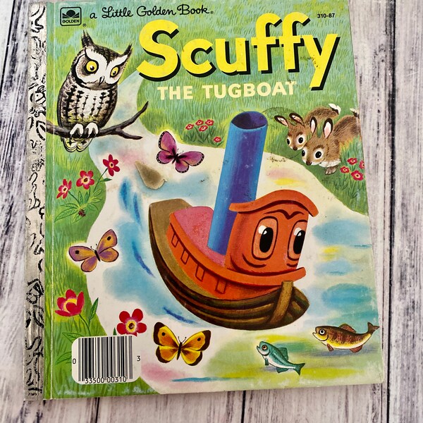 Scuffy the Tugboat - Etsy