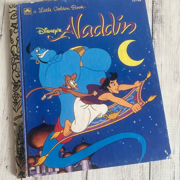 Aladdin Vintage Book - Etsy