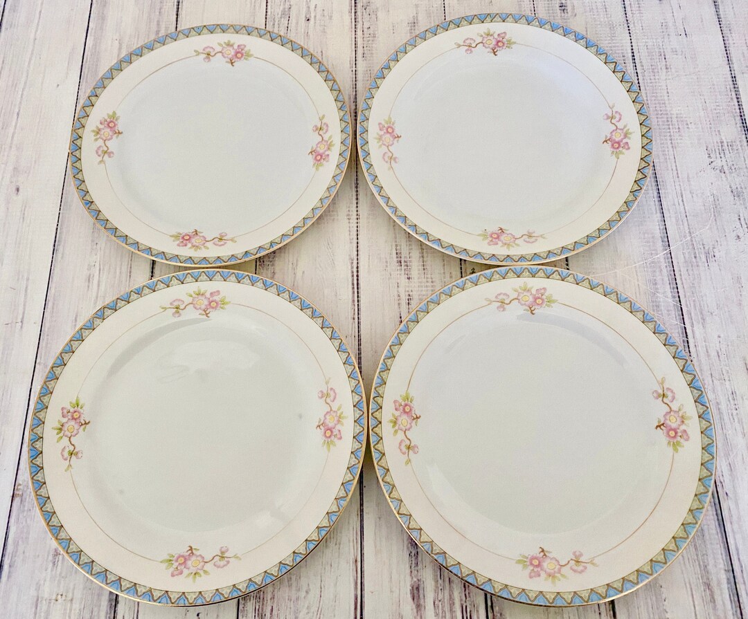 Pretty Vintage Dessert Luncheon Tea Plates Set of Four the - Etsy