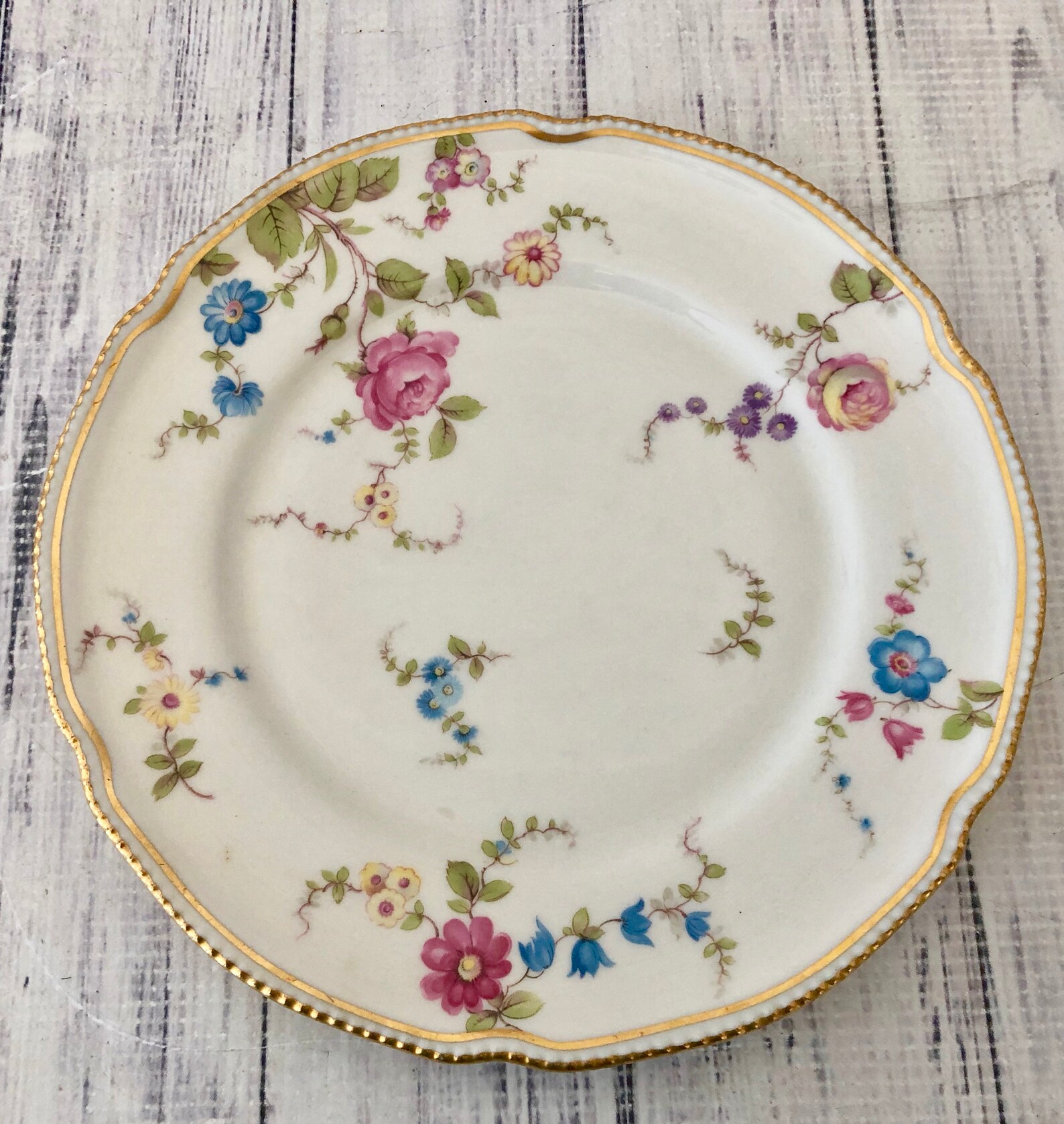 Castleton China Sunnyvale Tea Cup Saucer and Dessert Set | Etsy