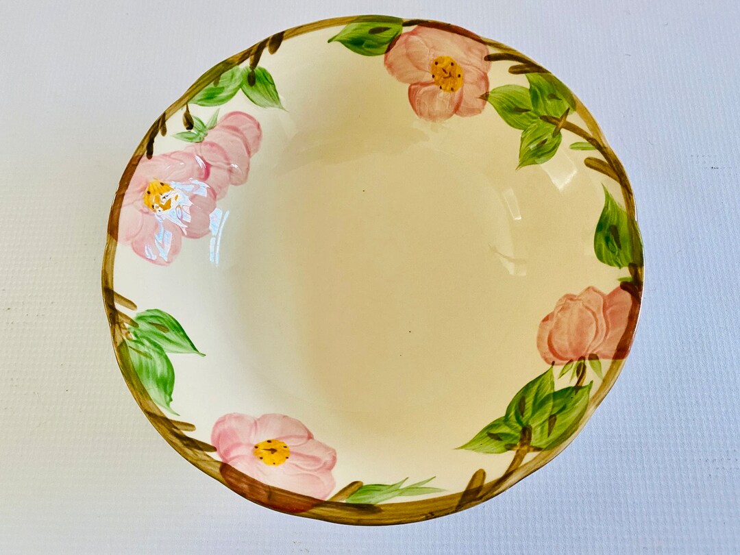 Franciscan Desert Rose Pattern Round Vegetable Serving Bowl Made in USA ...