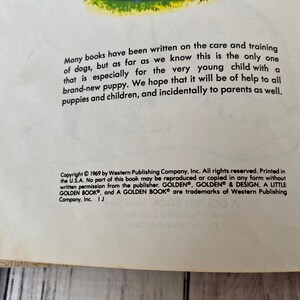 Vintage Childs Book the New Puppy Little Golden Books First Edition ...
