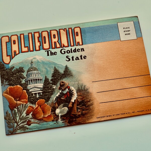 California Postcard - Etsy
