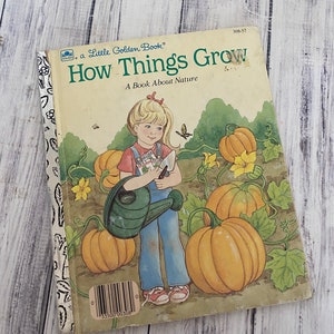 Vintage Children's Book How Things Grow Little Golden Book Copyright ...