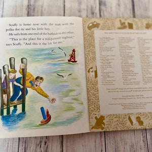 Little Golden Books Scuffy the Tugboat Vintage Children's Book ...