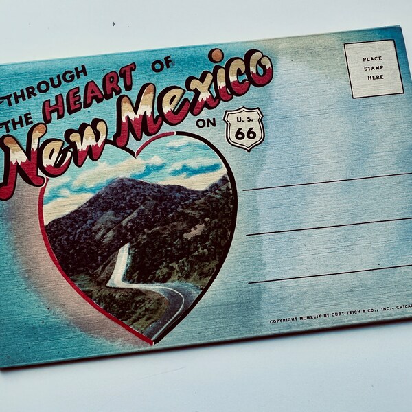 New Mexico Postcard - Etsy