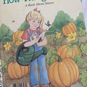 Vintage Children's Book How Things Grow Little Golden Book Copyright ...