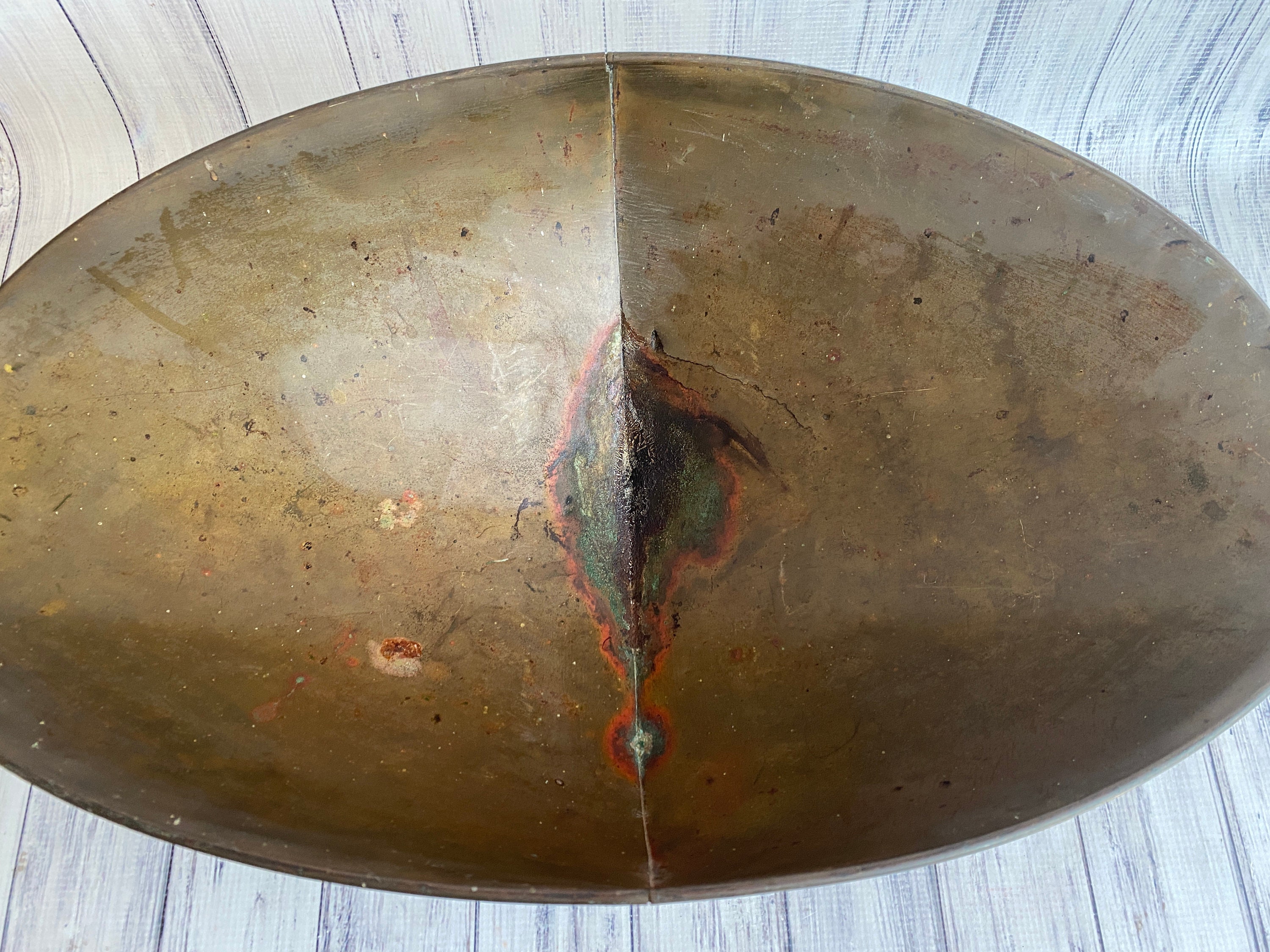 Antique Large Metal Scale Pan for Balance Candy General Store - Etsy