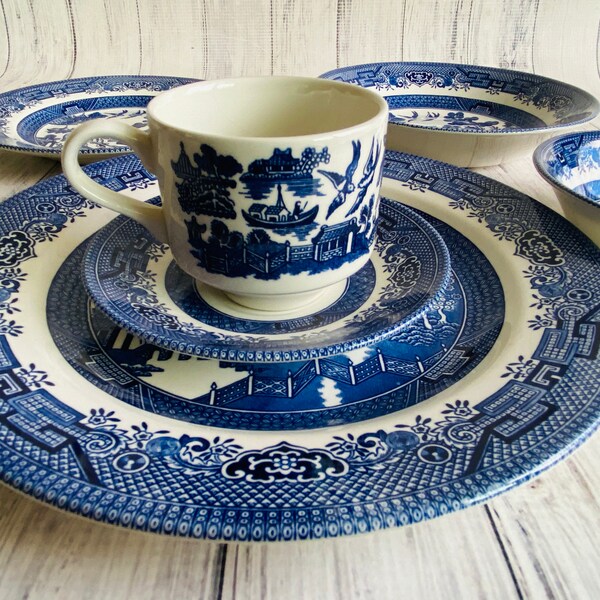 Blue Willow Dishes - Etsy