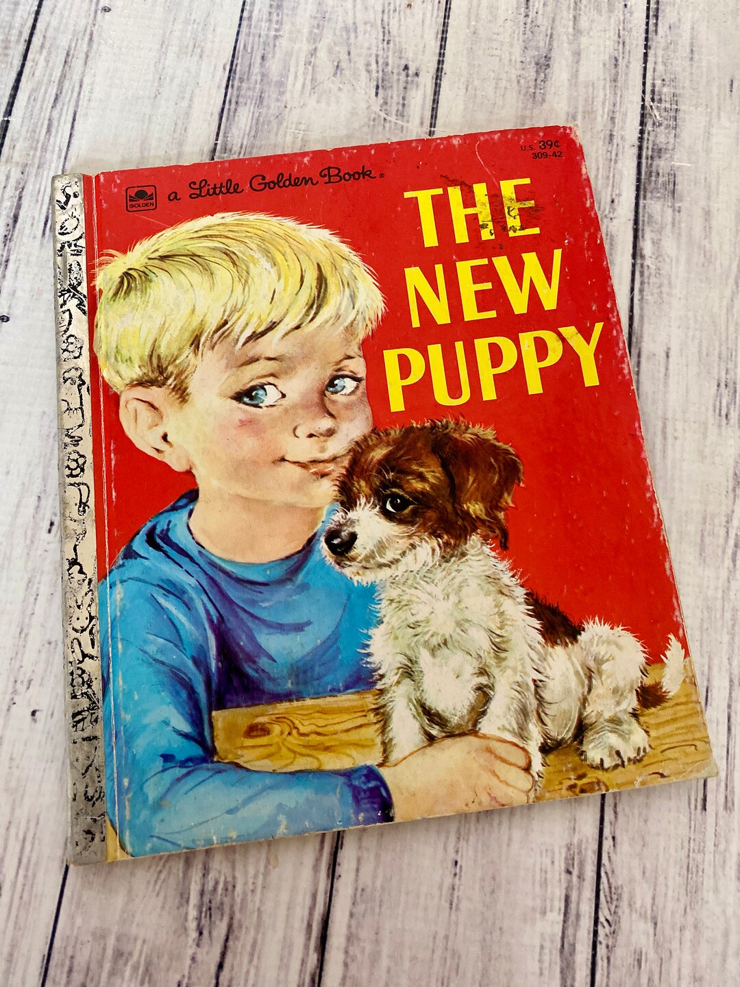 Vintage Childs Book the New Puppy Little Golden Books First Edition ...