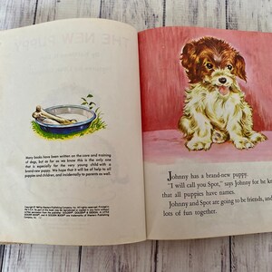 Vintage Childs Book the New Puppy Little Golden Books First Edition ...