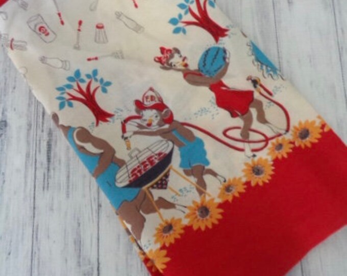 Vintage Red Apron Borden's Ice Cream Dairy, Elsie Cow Collectibles ...